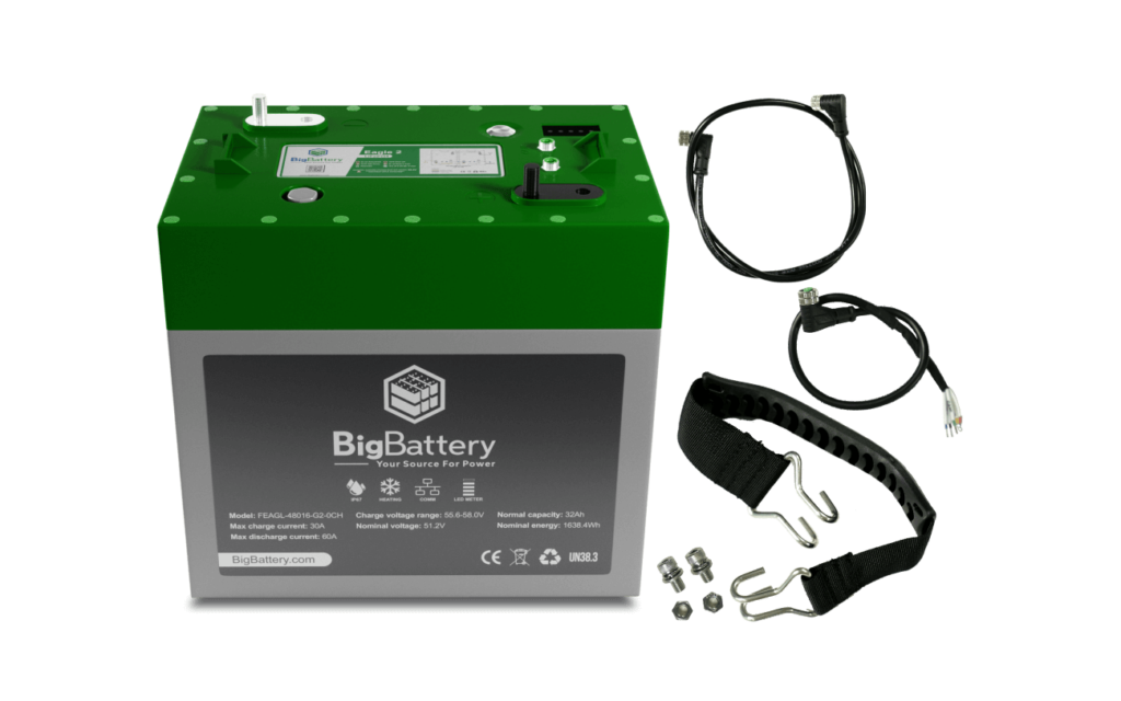 48V EAGLE 2 – LiFePO4 – 32Ah – 1.63kWh - BigBattery.com