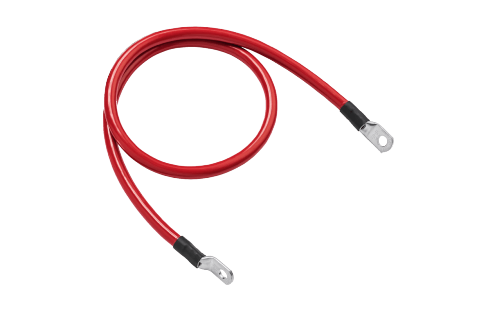 4AWG 3FT Red Ring Cable – High-Quality Power Line | Big Battery