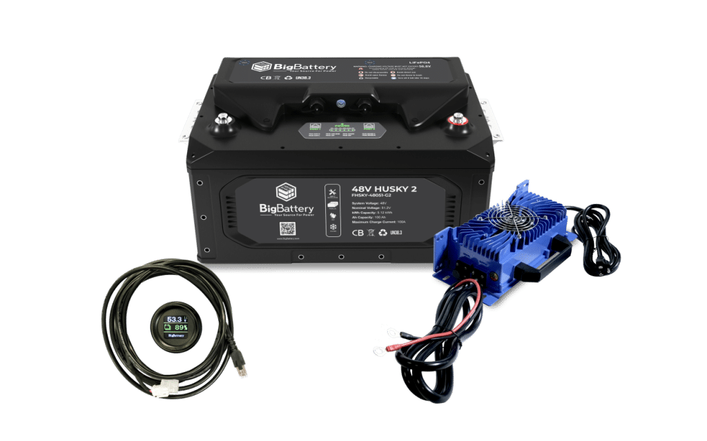 24V HUSKY 2 - LiFePO4 - 200Ah - 5.12kWh - BigBattery.com