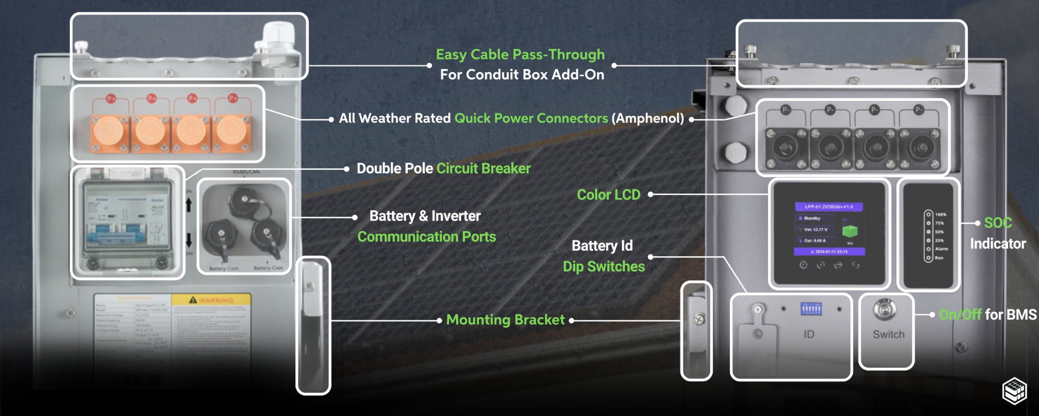 48V EG4 Power Pro & All Weather Battery | BigBattery.com